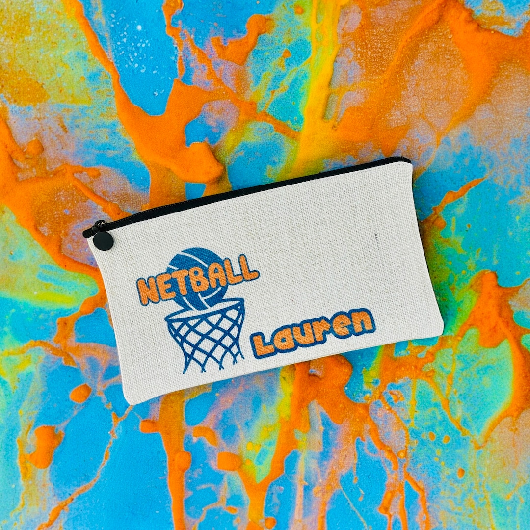 Netball Pencil Case Netball Player Gift Netball Lover Present ...