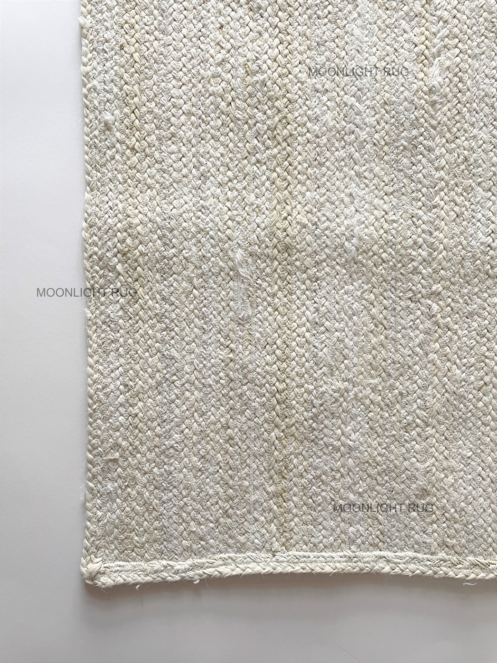 Off White Natural Handmade Jute Area Rug Solid Custom Rug - Etsy