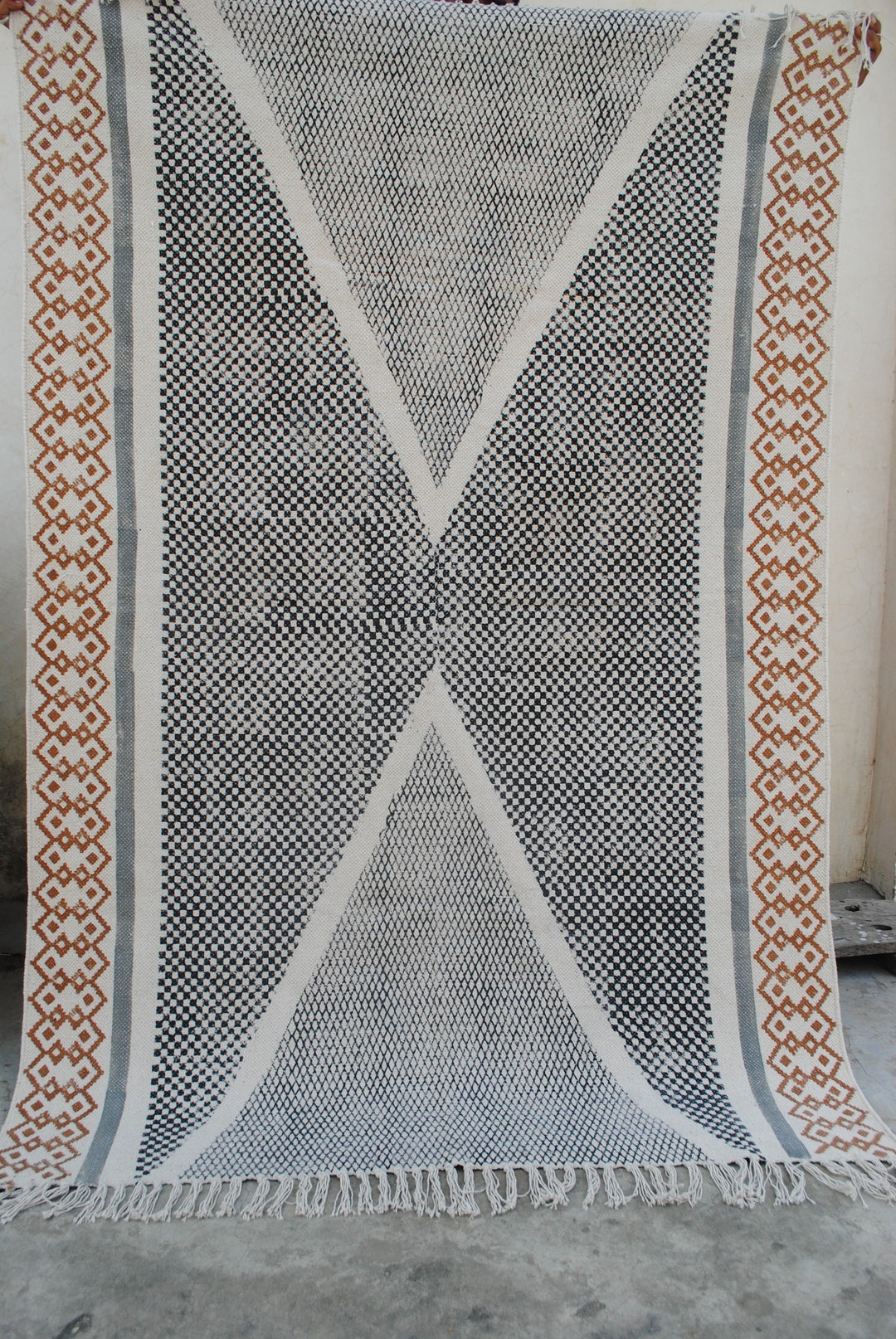 6x9 Indian Rug Handmade Rug Outdoor / Indoor Rug Area Rug - Etsy