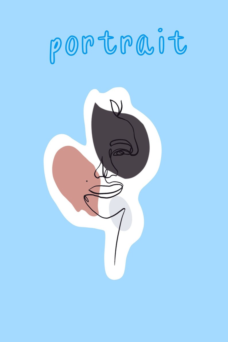 Custom Sticker| Personalize Sticker| Photo Sticker| One Line Sticker ...