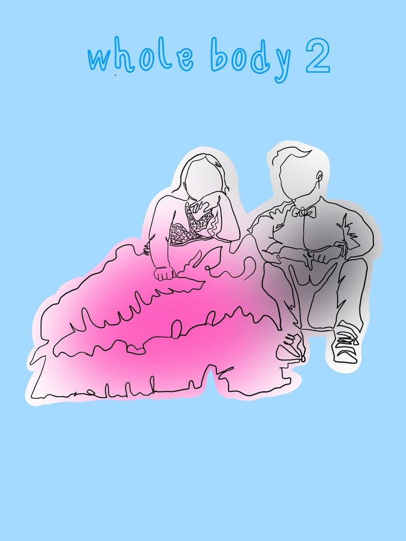 Custom Sticker| Personalize Sticker| Photo Sticker| One Line Sticker ...