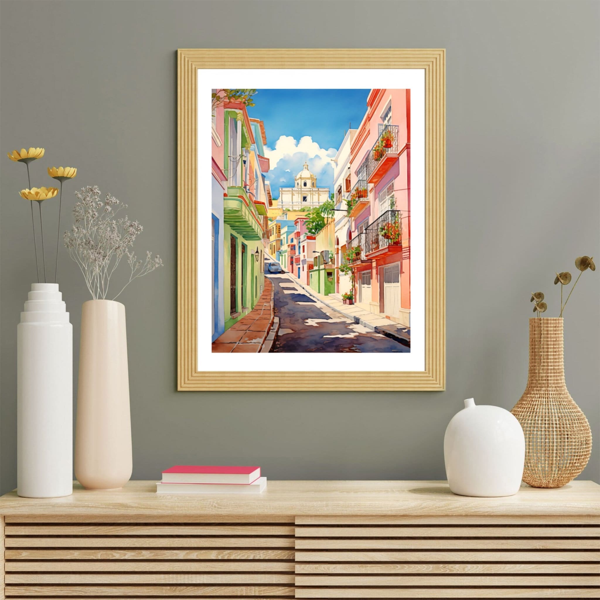 Puerto Rico Art Print, Puerto Rico Poster, Puerto Rico Wall Art, Puerto ...