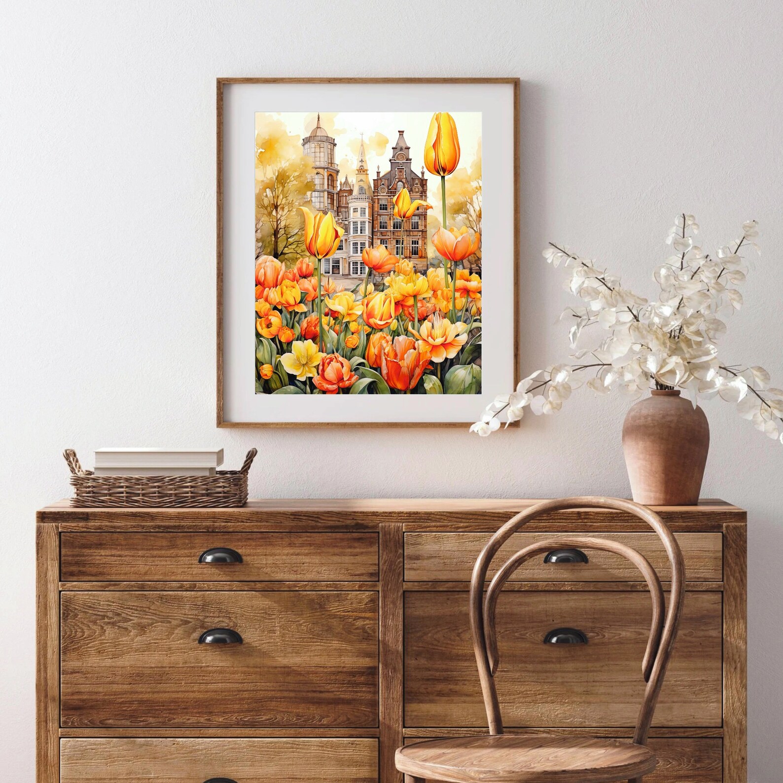 Amsterdam Print, Amsterdam Wall Art, the Netherlands, Travel Poster ...