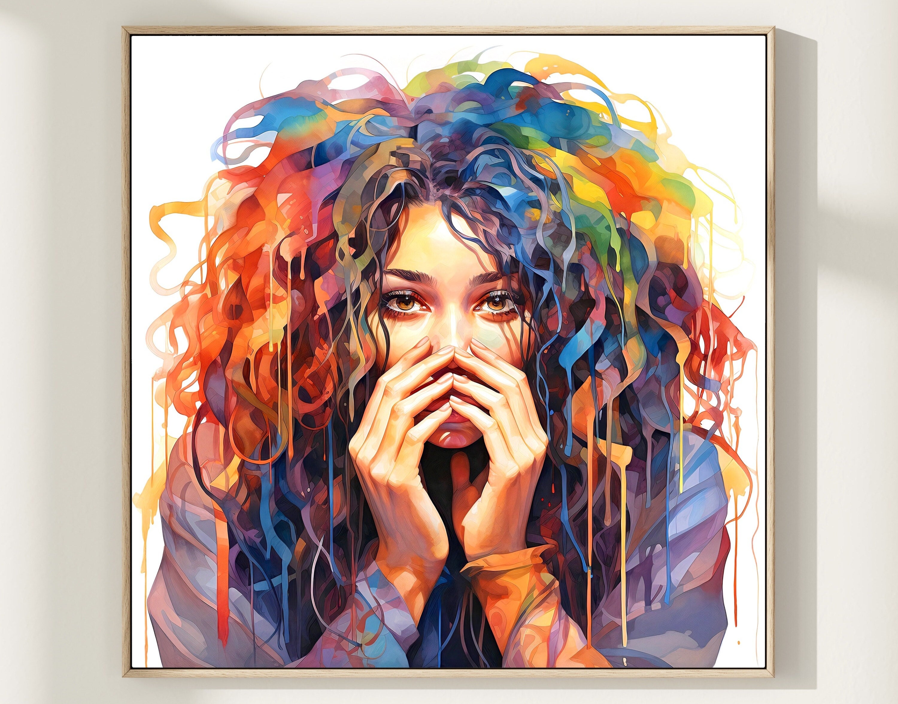 Colorful Paintings Of Women