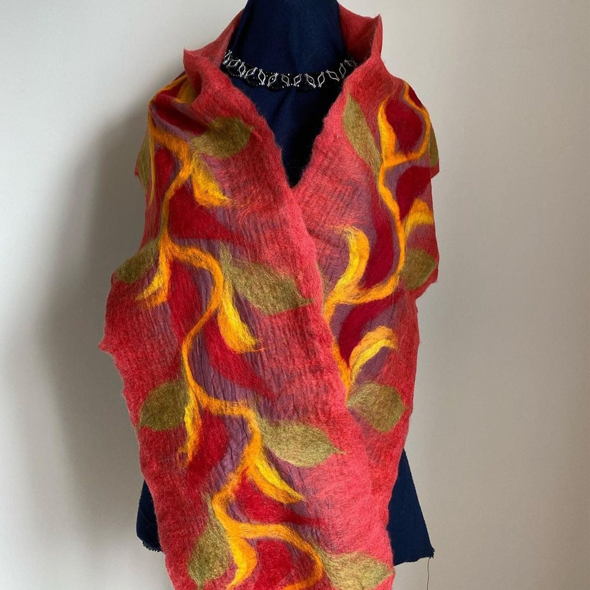 Handmade Felt Scarves