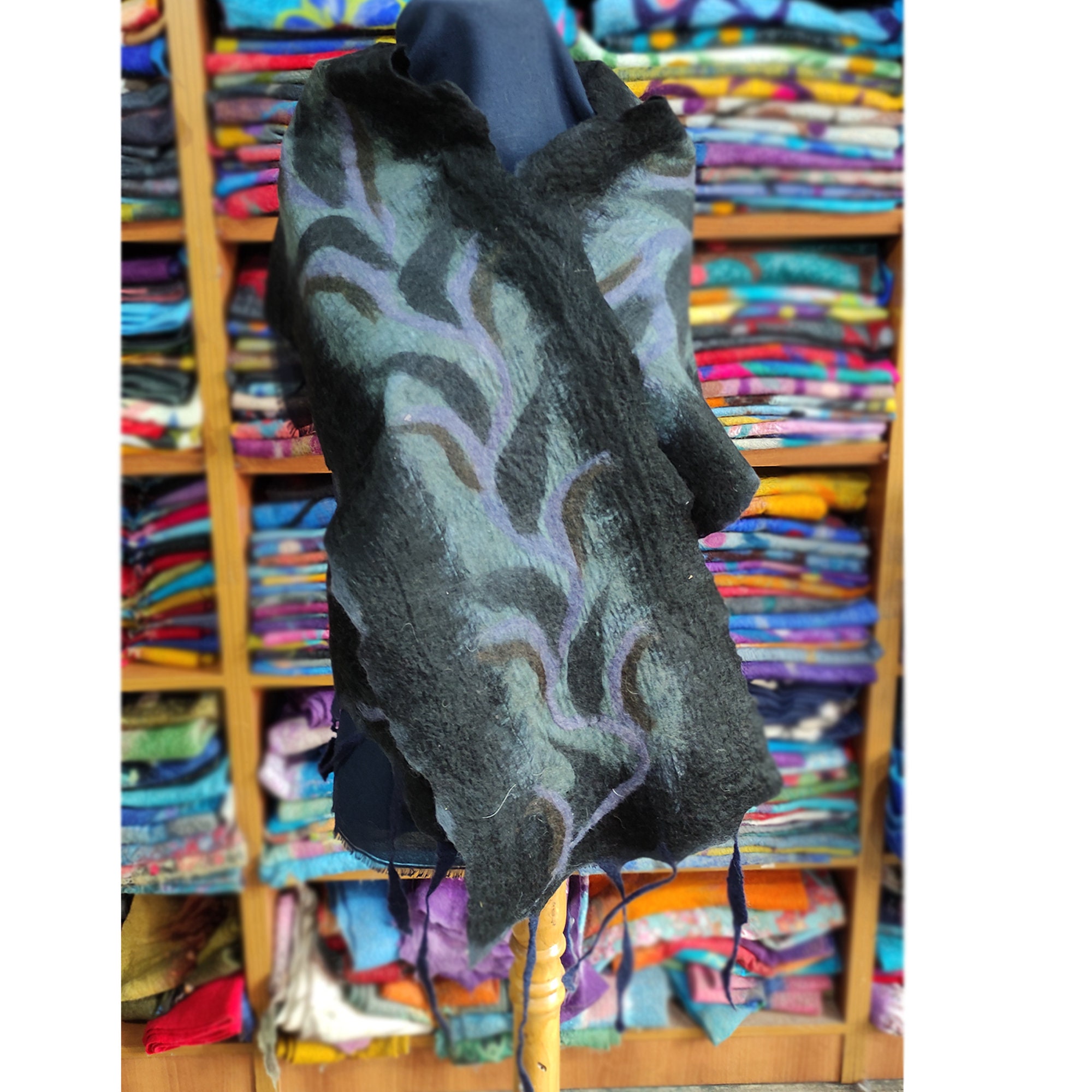 Handmade Felt Scarves