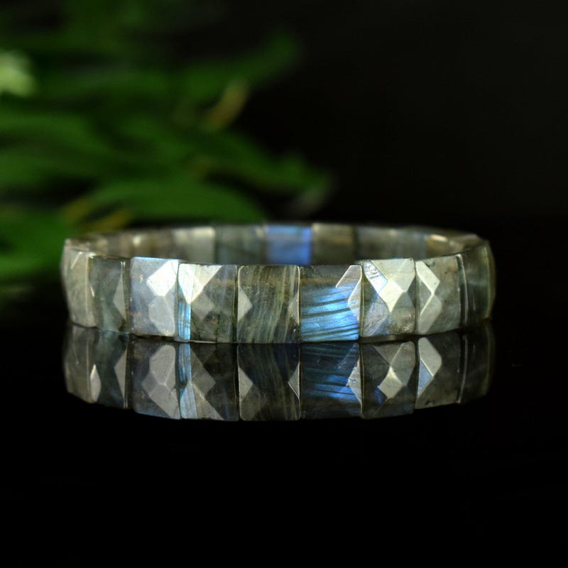 Labradorite Bracelet - Etsy