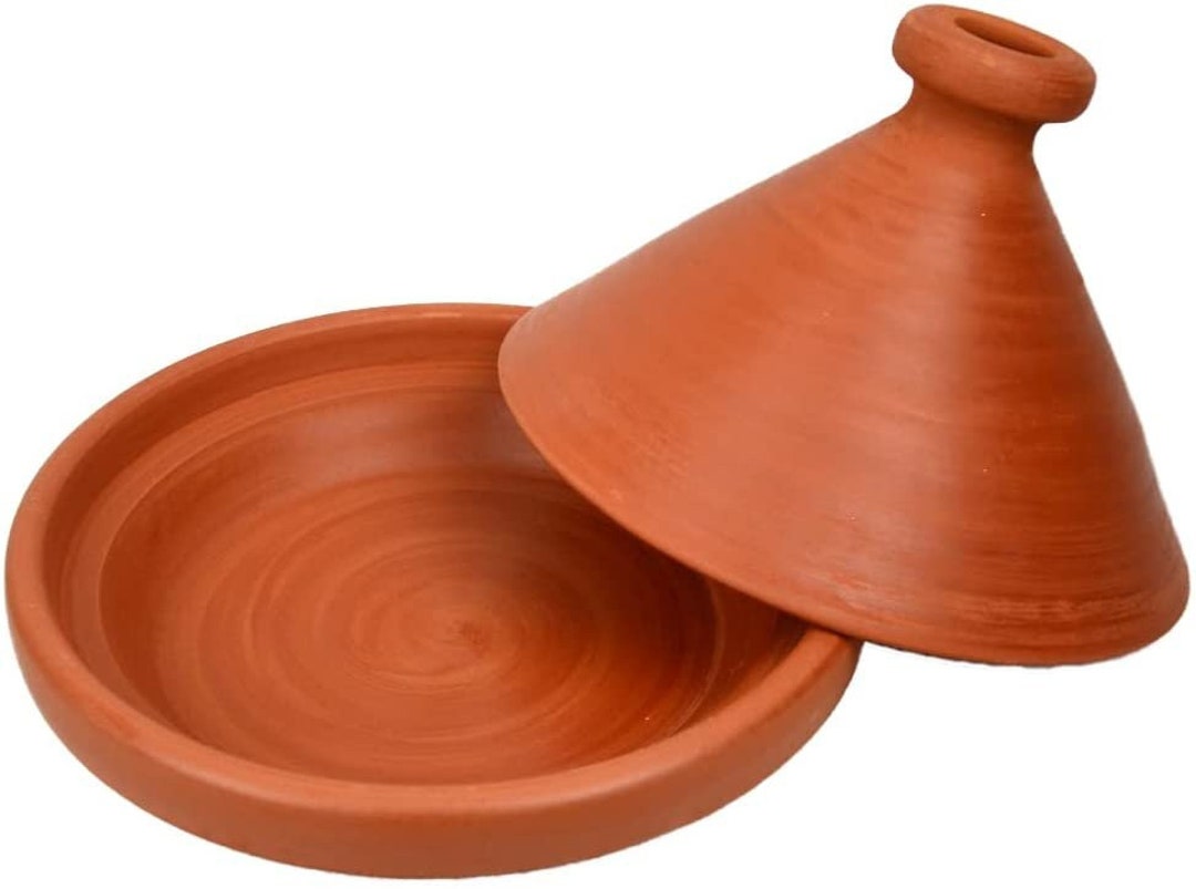 Tagine From Morocco 30 Cm Unglazed Lead-free Berber Clay Pot Hand-made ...