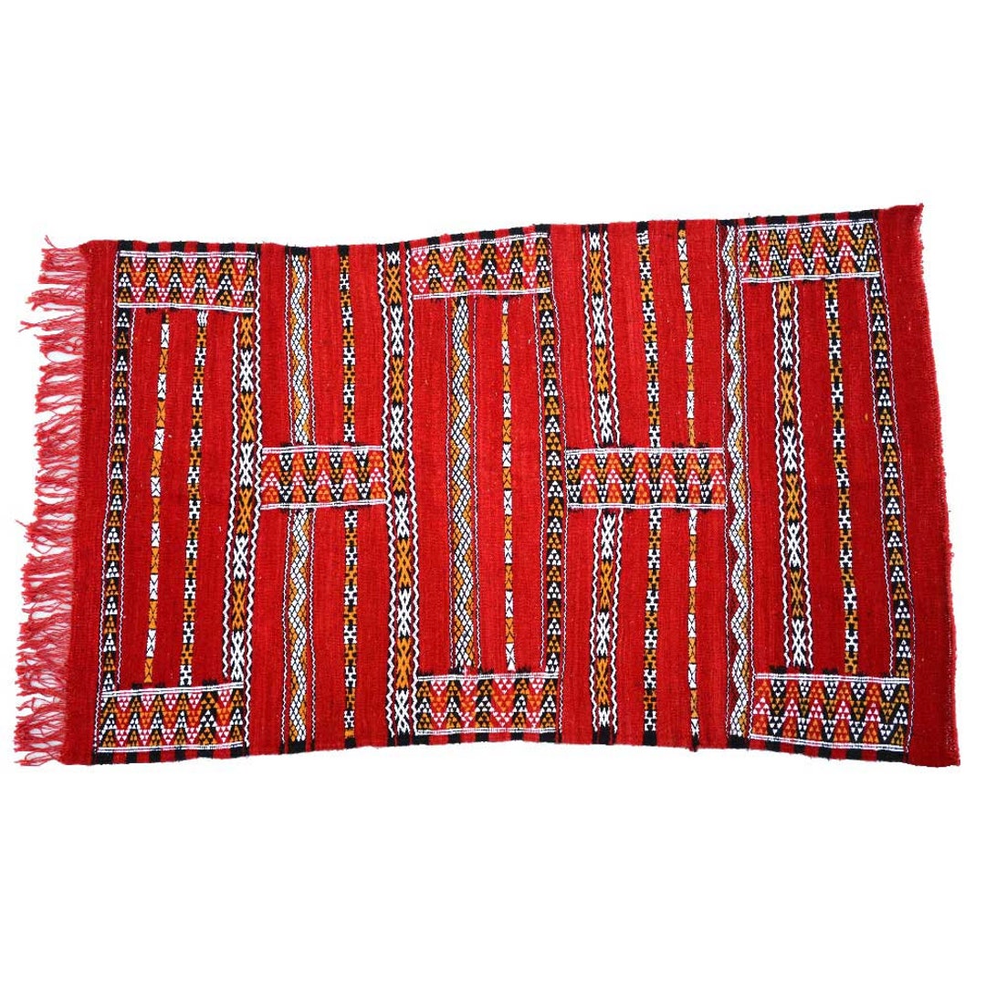 Hand-knotted Kilim Berber Carpet Antique Vintage Kilim 160 X 95 Cm lxw ...