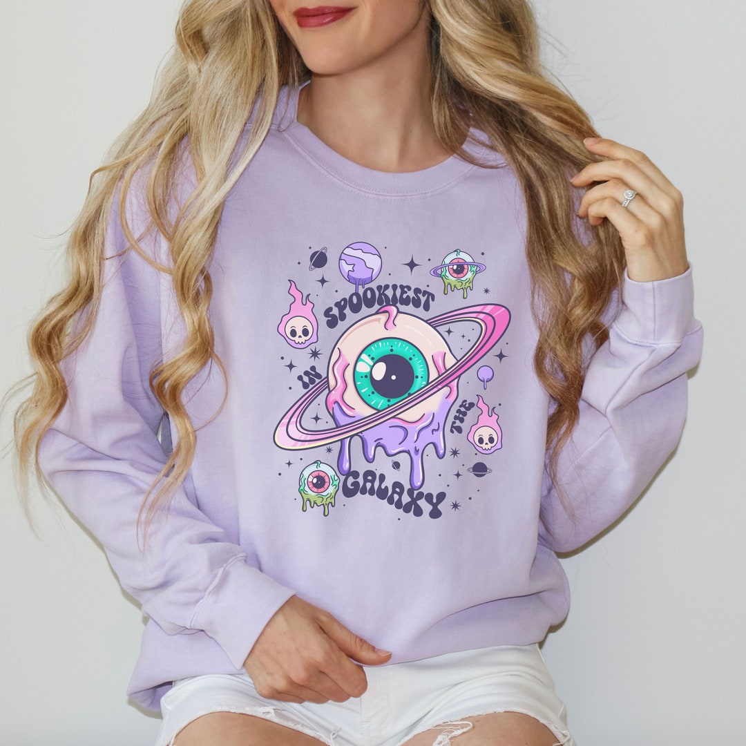 Spooky Galaxy Halloween Graphic | Pink Aesthetic Halloween | Cute ...