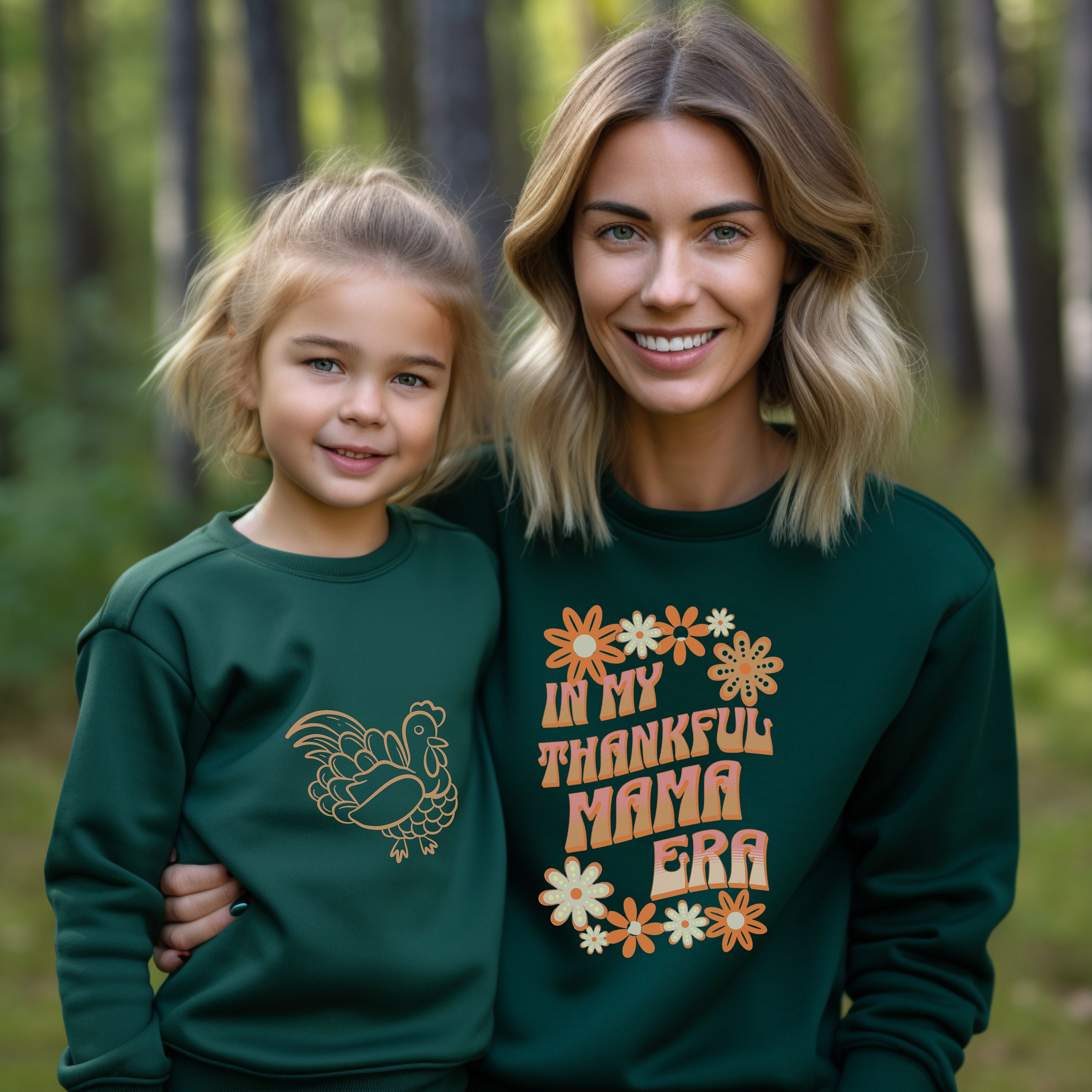 In My Thankful Mama Era Cute Mama Thanksgiving Shirts in My - Etsy