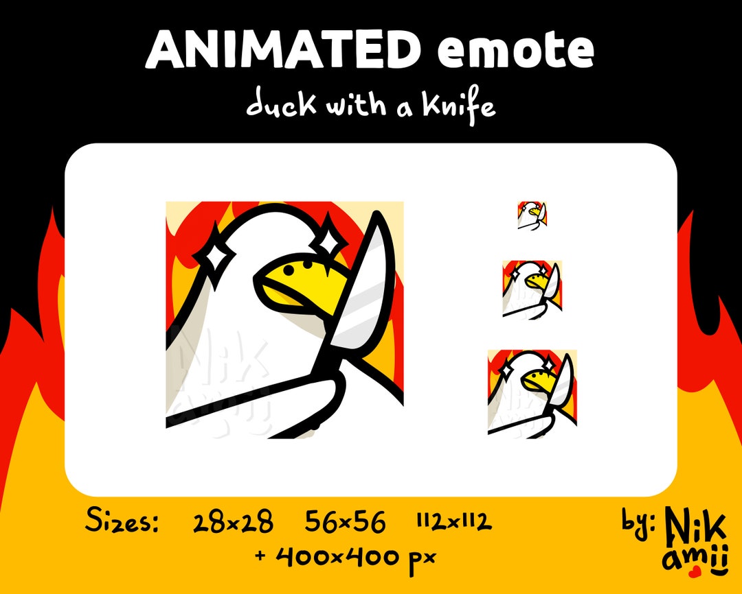 ANIMATED Emote - Evil Bird / Duck / Twitch, Kick, Discord Animated ...