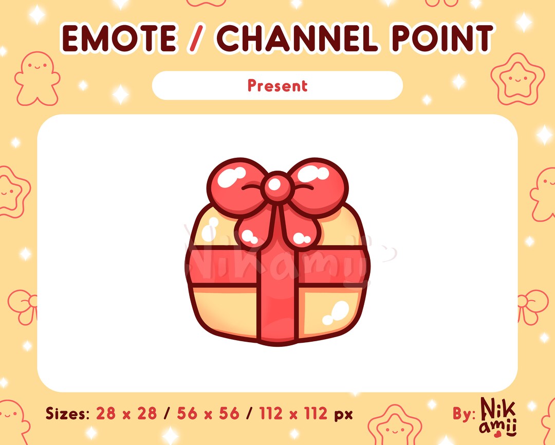 Present - Channel Point / Emote / Stream / for Twitch, Discord ...