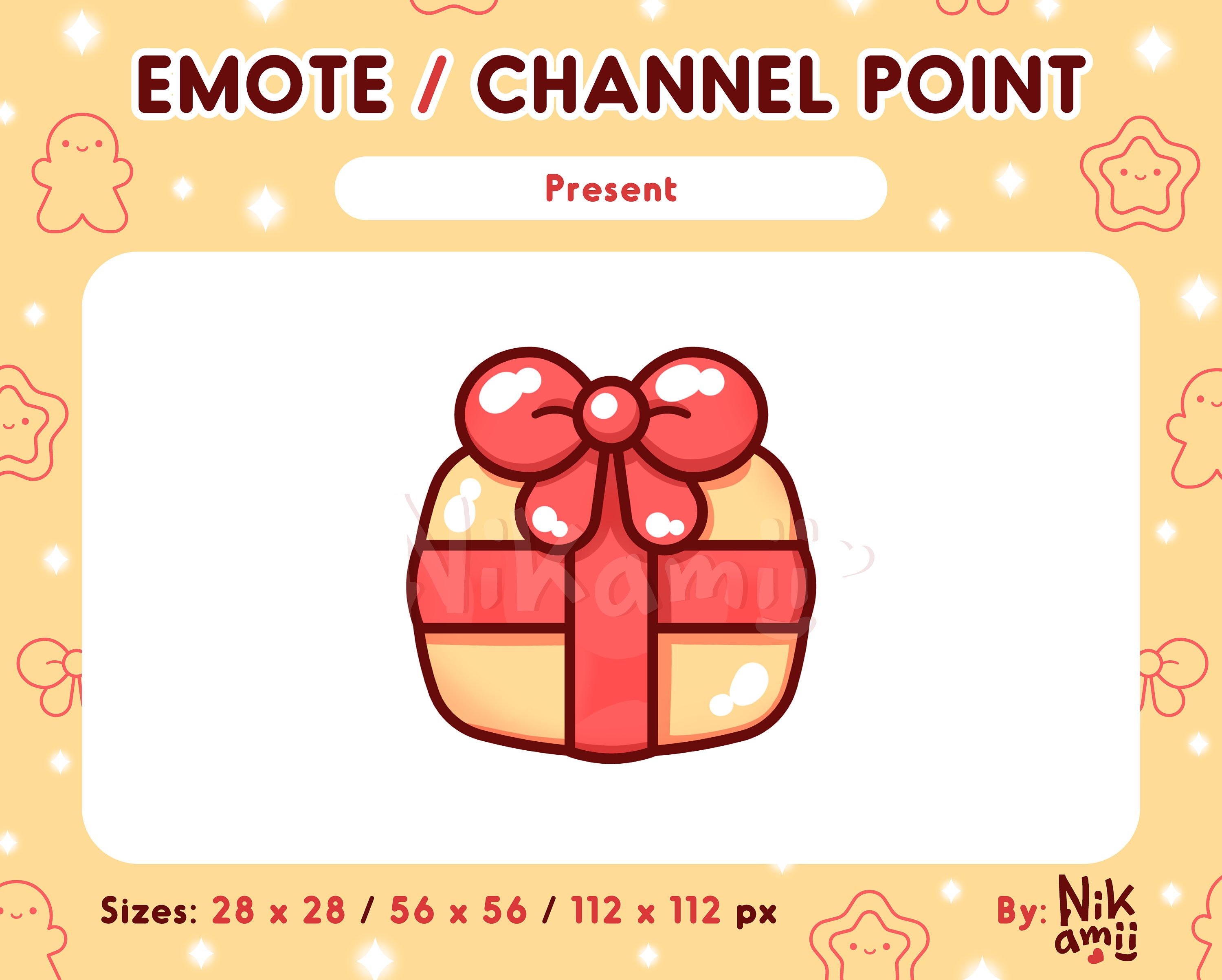 Present Channel Point / Emote / Stream / for Twitch, Discord / Channel ...