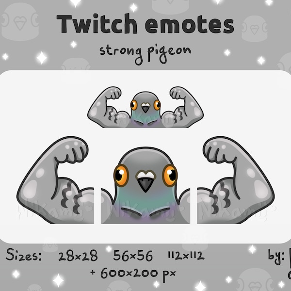 Twitch Emotes Emote Animated Bird - Etsy