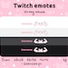 Strong Mouse Emotes / Funny / Streamer / Stream /for Twitch, Kick ...