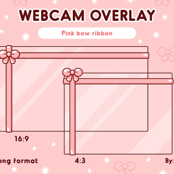 Pink Ribbon Twitch Overlay - Etsy
