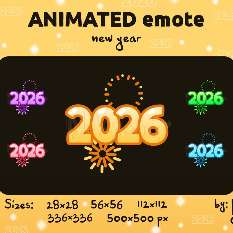 Twitch 2026 Emote - Etsy