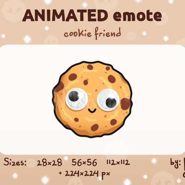 Cookie Animated Cookie - Etsy