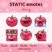 Cherry - STATIC Emotes / for Twitch, Discord, Kick / Weird and Funny ...