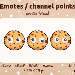 Cookie Friend - Emotes / Channel Points / for Twitch, Kick, Discord ...