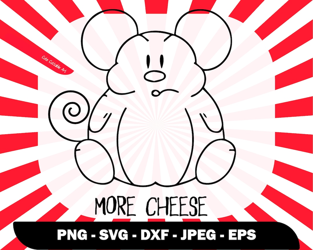 Cute Mouse Svg, Minimalist Fat Mouse Svg,more Cheese Mouse Clipart ...