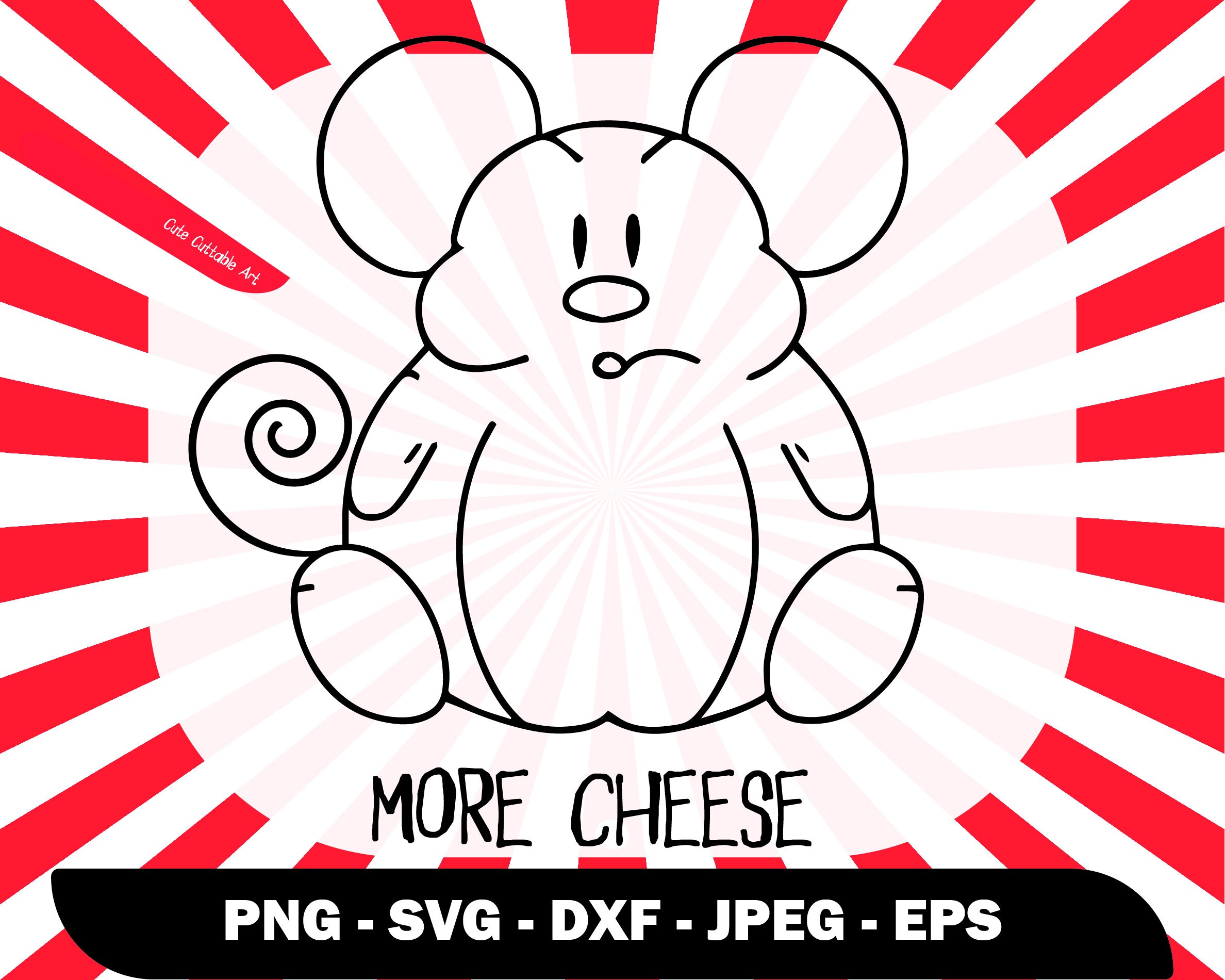 Cute Mouse Svg, Minimalist Fat Mouse Svg,more Cheese Mouse Clipart ...