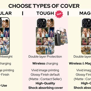 Personalized Custom Picture Collage Phone Case, Custom Phone Case With ...