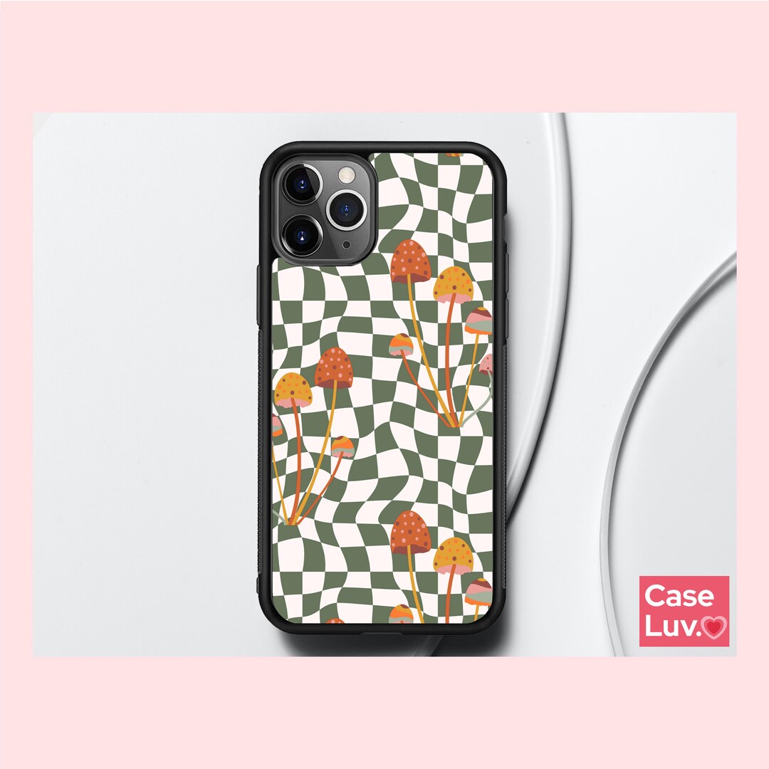 Retro Groovy Phone Case Moth, Floral, Magic Mushroom, Evil Eye, 70s ...