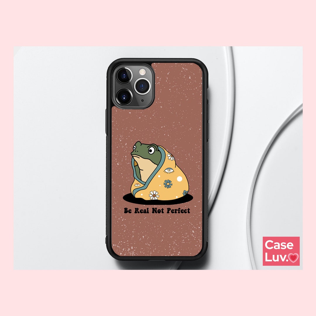 Funny Frog Toad Phone Case Gift for Her, Aesthetic Cottagecore iPhone ...