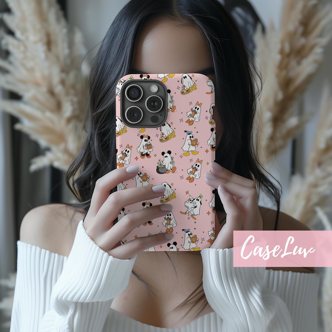 Retro Mouse and Friends Ghost Magsafe Phone Case for iPhone 15,14 Pro ...