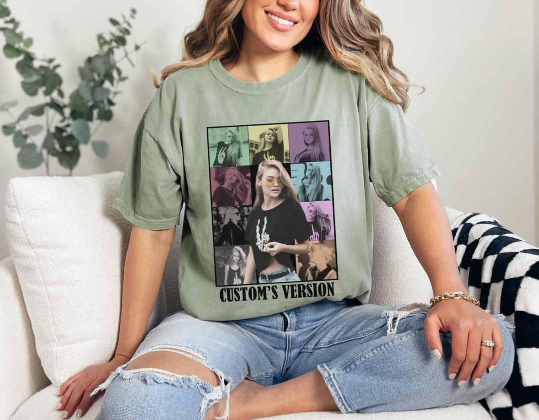 Custom's Version Photo Collage T-shirt, Custom Era Shirt, Sweeftie Gift ...