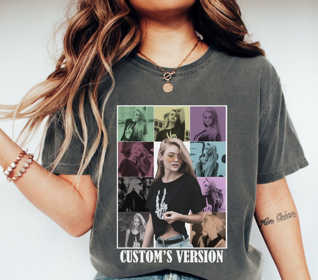 Custom's Version Photo Collage T-shirt, Custom Era Shirt, Sweeftie Gift ...