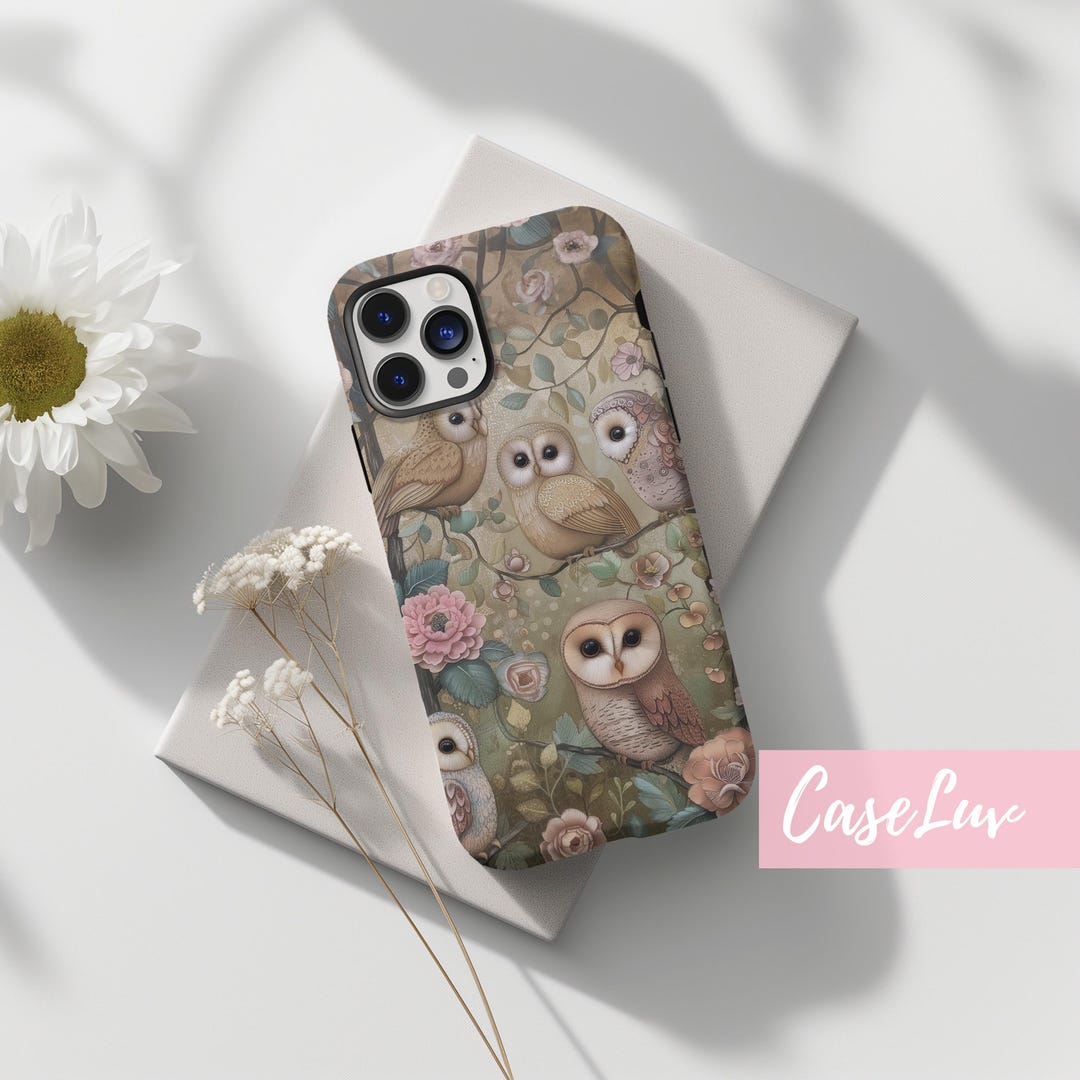 Folklore Barn Owl Woodland Phone Case for iPhone 15 iPhone 14 iPhone 13 ...