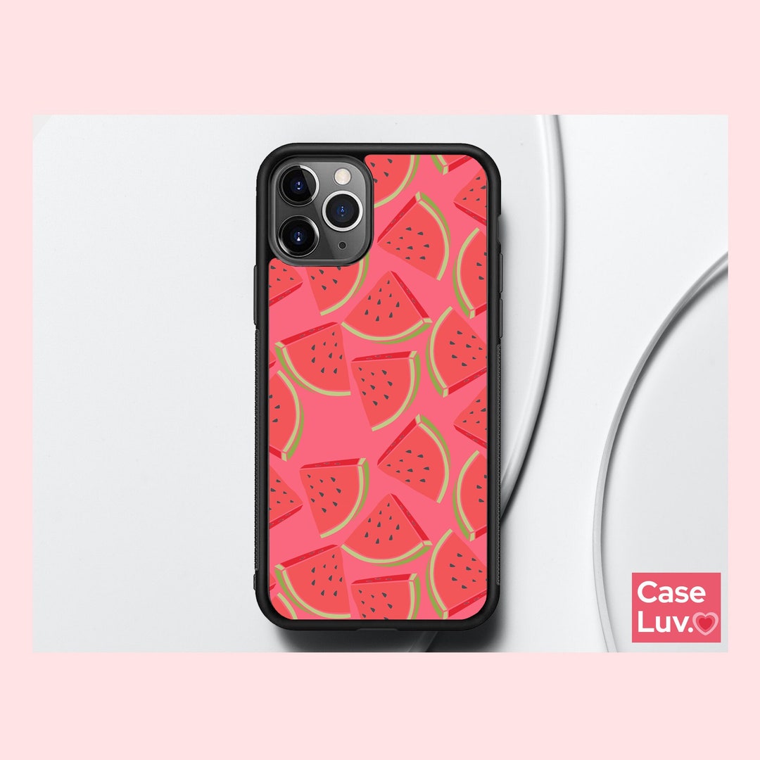 Cottagecore Watermelon Phone Case, Aesthetic Peach, Cherry, Pineapple ...