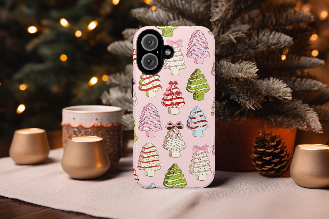 Christmas iPhone Case Coquette Christmas Tree Cakes iPhone Cover for ...