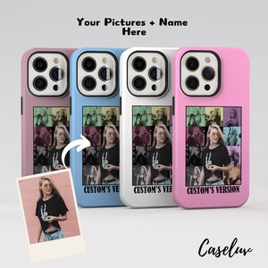 Custom Version Picture Collage Phone Case - Custom Era Tour Phone Case ...