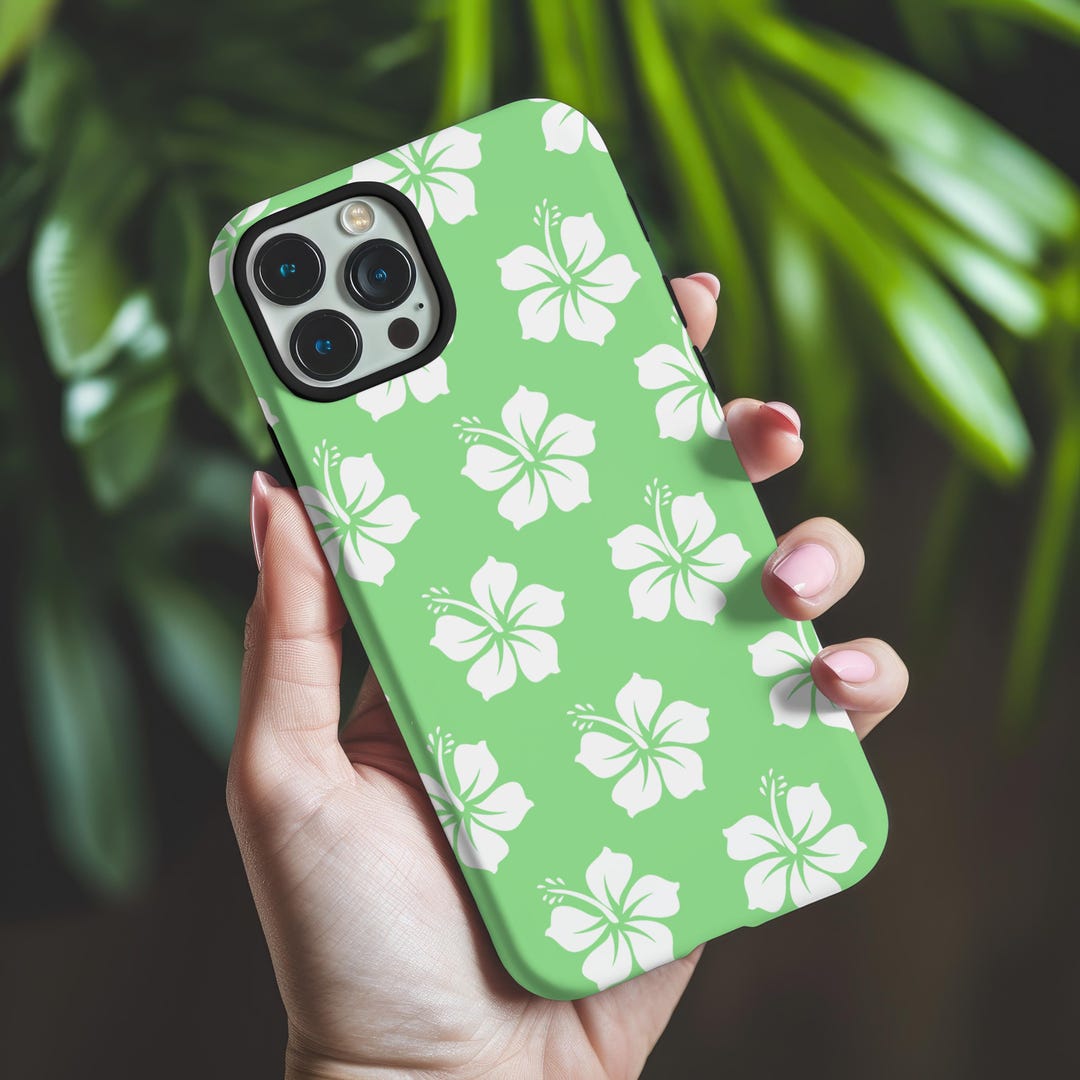 Hawaiian Hibiscus Phone Case: Summer Beach Coastal Design - Etsy UK