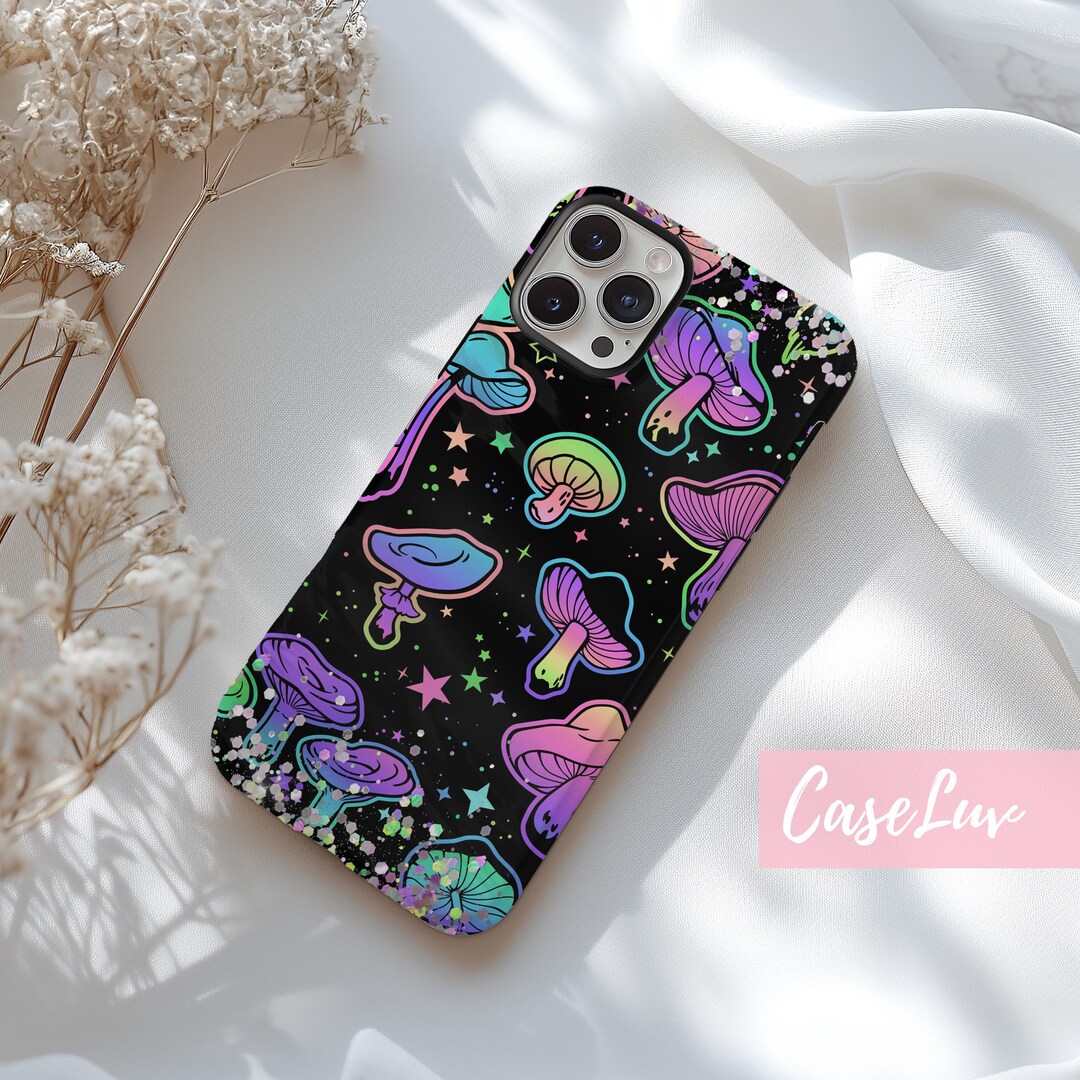 Aesthetic Magic Mushroom Magsafe Phone Case for iPhone 15, 14, 13 ...