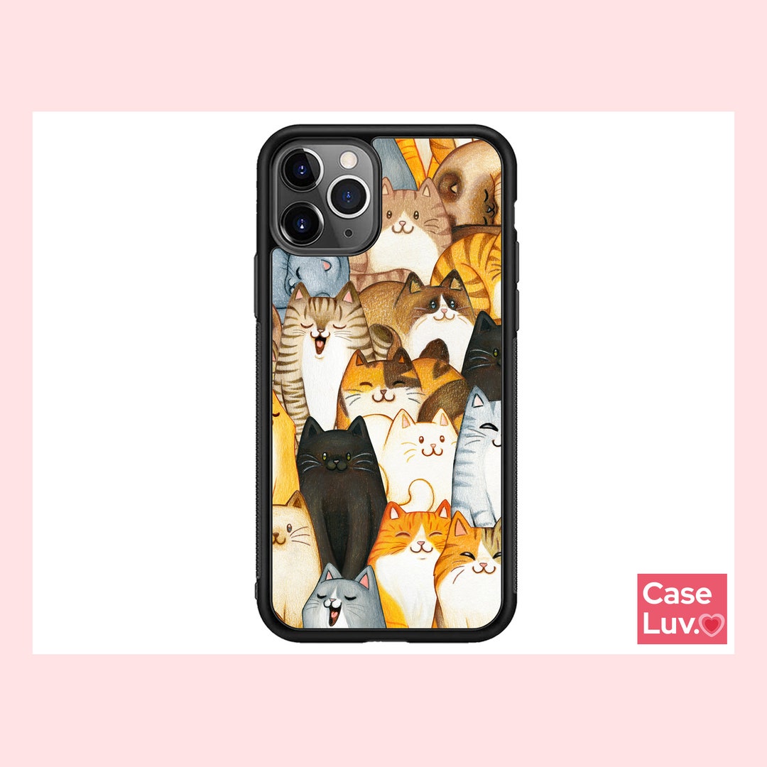 Cute Cats Design Phone Cases for Cat Lovers iPhone 14 iPhone 13 iPhone ...