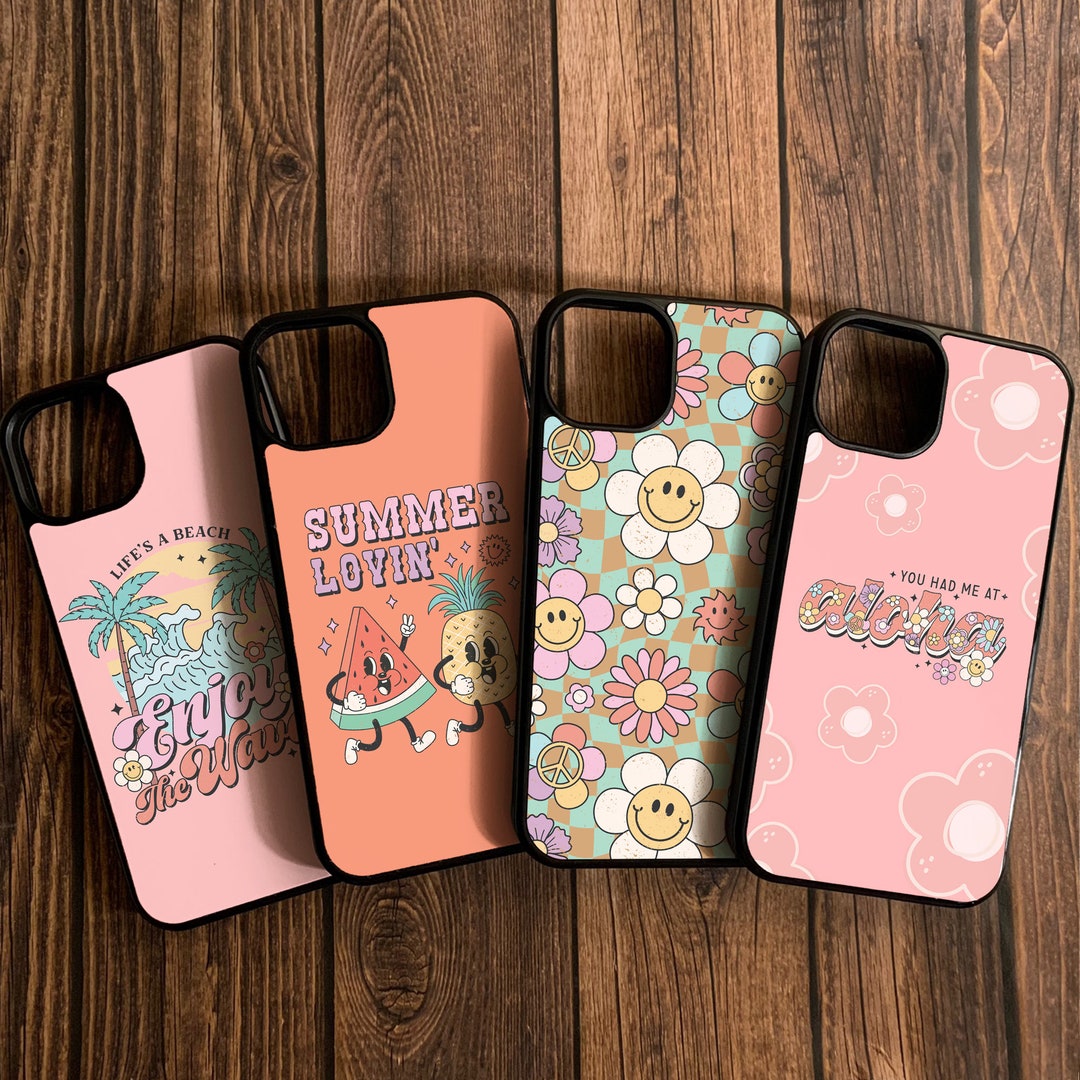 Retro Groovy Summer Wave Aloha Phone Cases Gift for Her Aesthetic ...