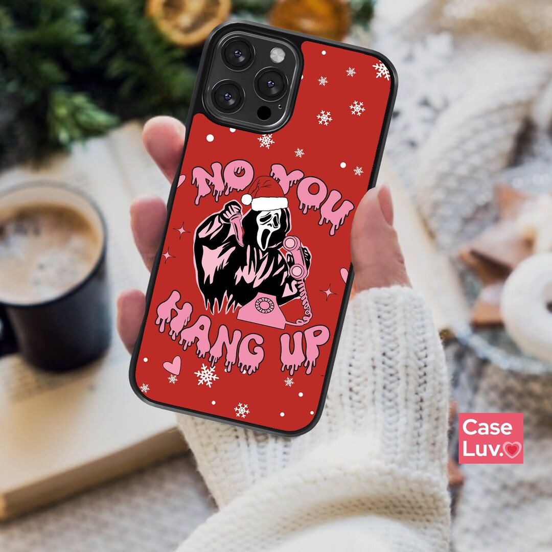 Christmas No You Hang up Ghost Face Phone Case for iPhone 15 - Etsy
