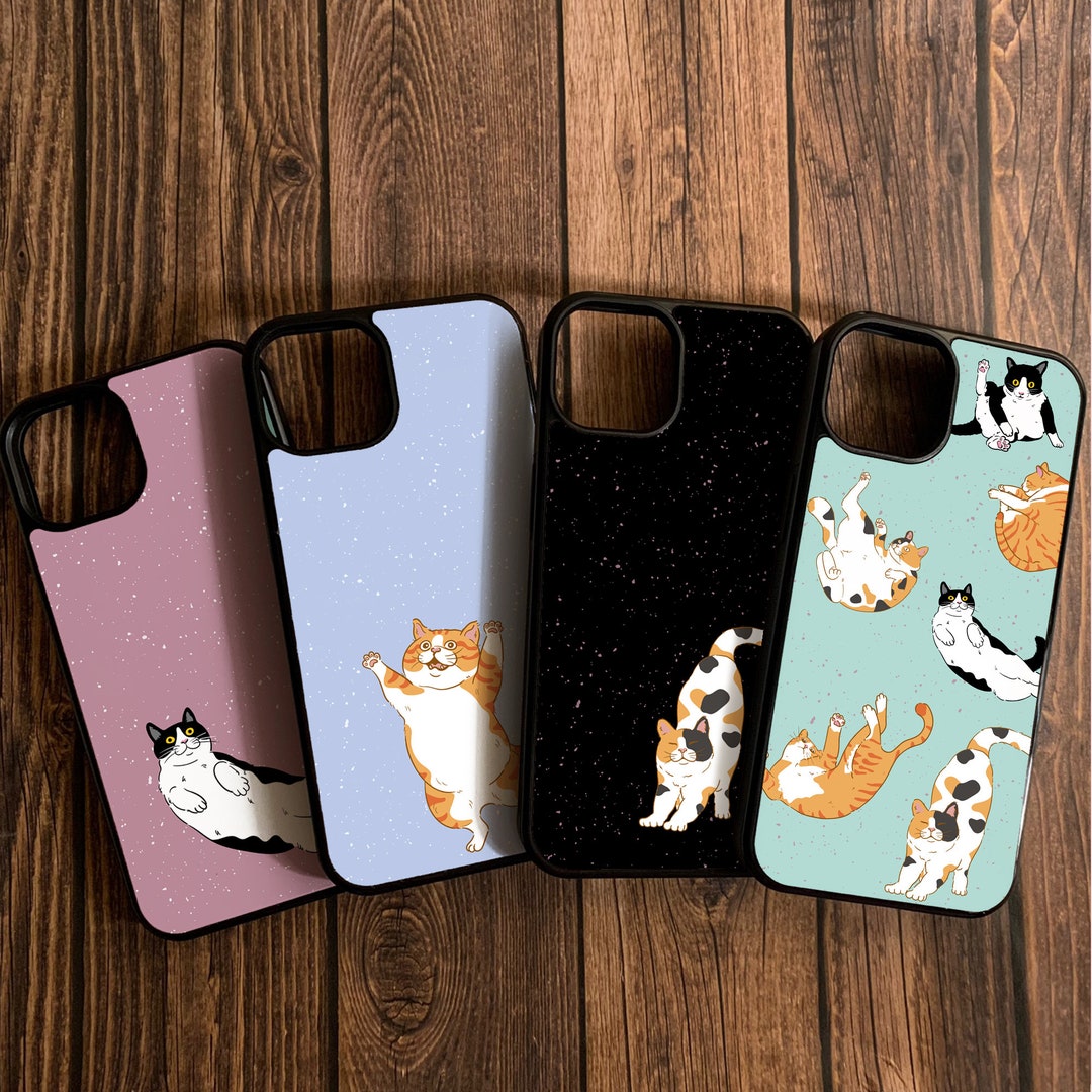 Funny Cat Phone Cases for Her Cat Design Phone Case for iPhone 14 ...