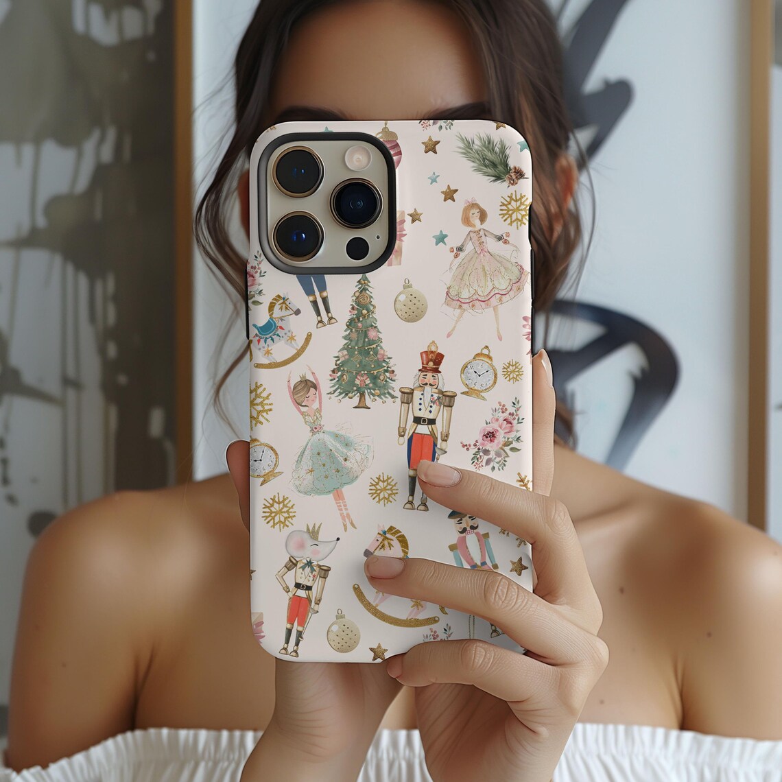 Nutcracker iPhone Case for Christmas Gift iPhone Cover for iPhone 16 ...