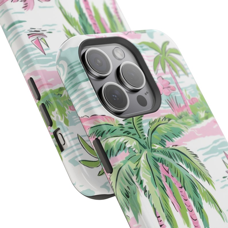 Summer Palm Tree Magsafe Phone Case - Tropical Phone Case - Ocean Beach ...
