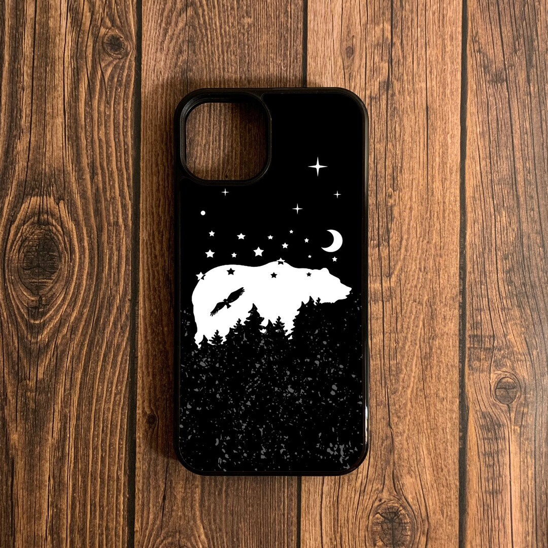 Wildlife Bear Celestial Mountain Phone Case for Camper Gift iPhone 14 ...