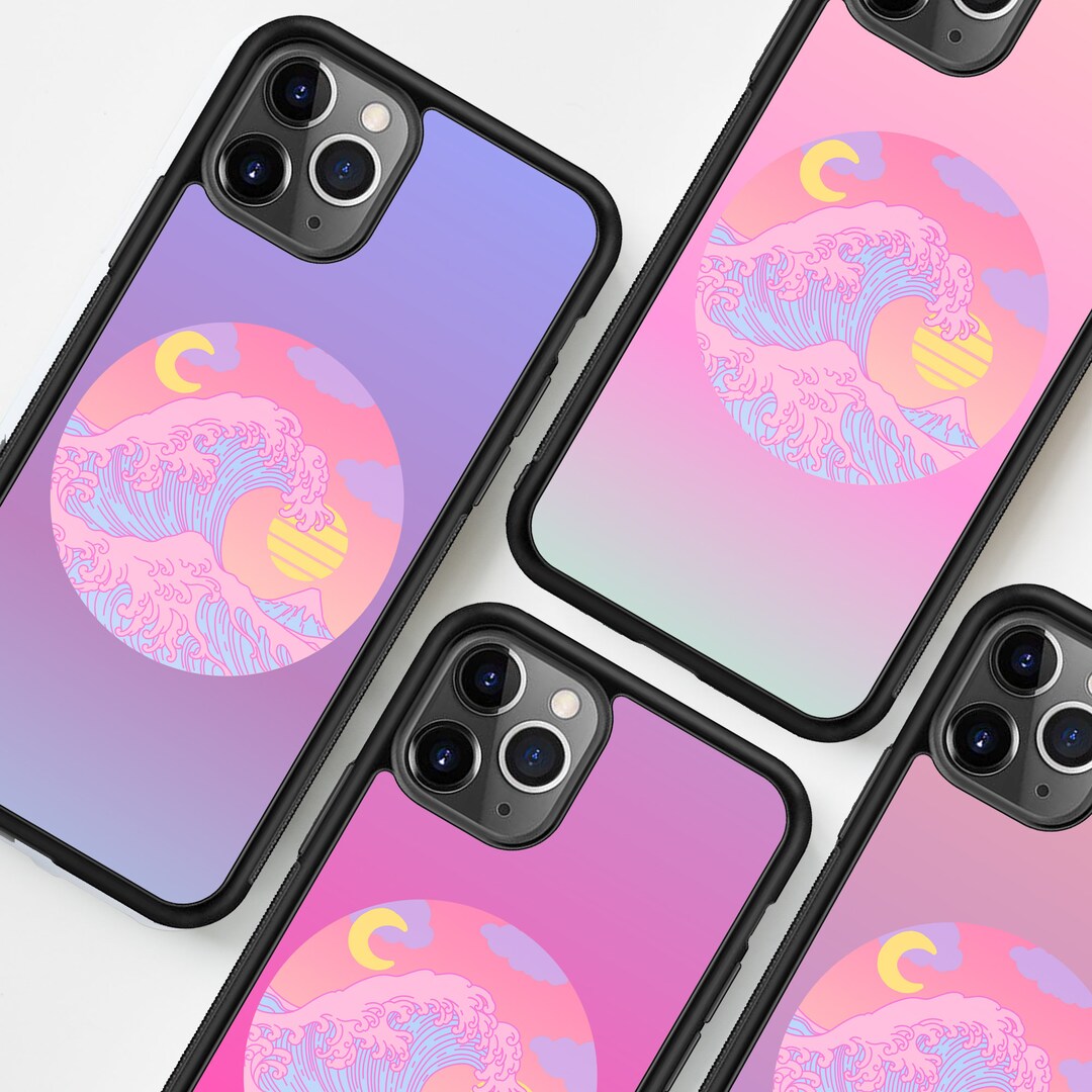 Aesthetic Summer Great Wave Phone Case Cover for iPhone 14 iPhone 13 ...
