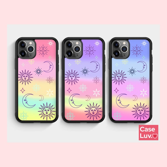 Celestial Sun Moon and Stars Design Phone Case Cosmic Phone | Etsy