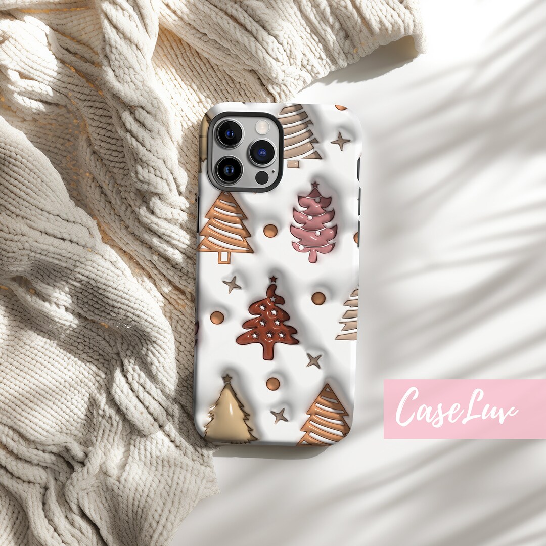 3D Christmas Trees Graphic Magsafe iPhone Case: Winter Holiday Design ...