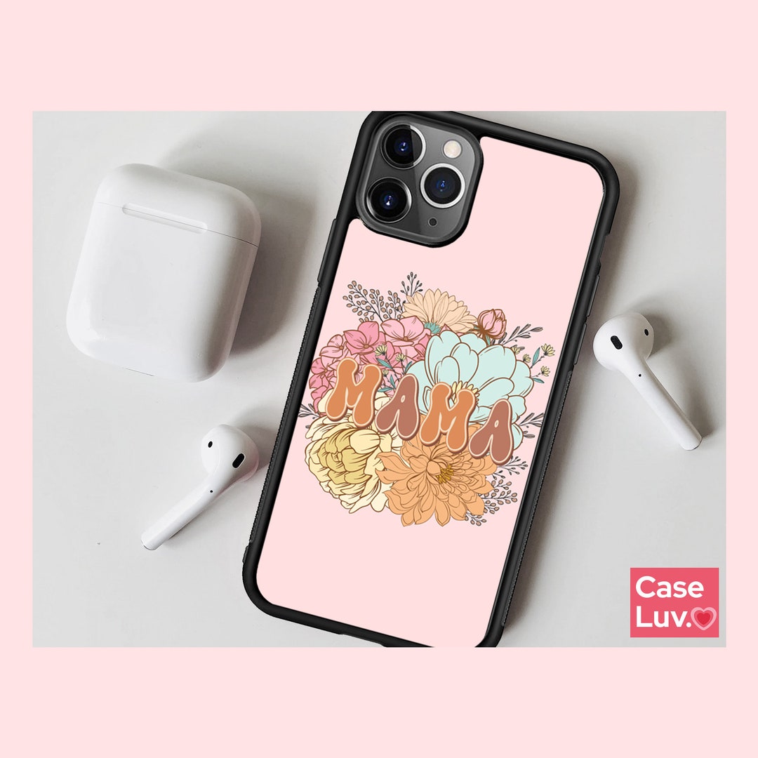 Aesthetic Floral Mama Phone Case for Mom Birthday Gift for Mother Phone ...